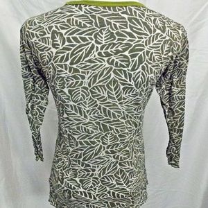 Erge | Tops | Erge Designs 34 Top Leaf Print | Poshmark